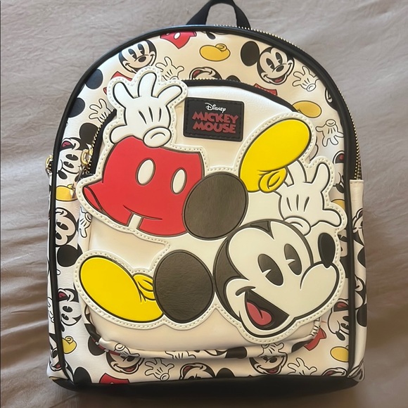 Disney | Bags | Bioworld Disney Mickey Mouse Backpack | Poshmark